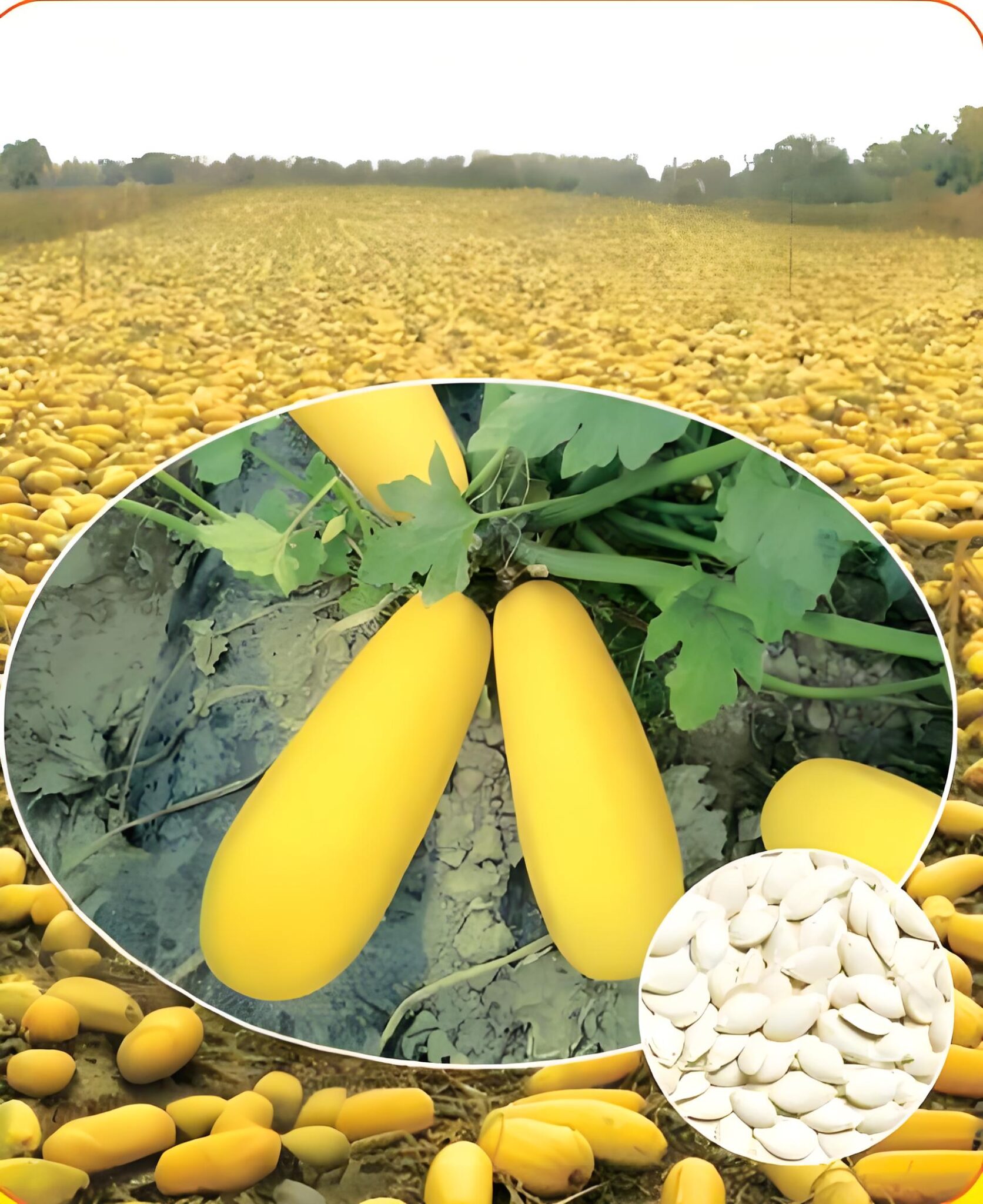 Seeded zucchini squash pumpkin seeds - LUTESEEDS